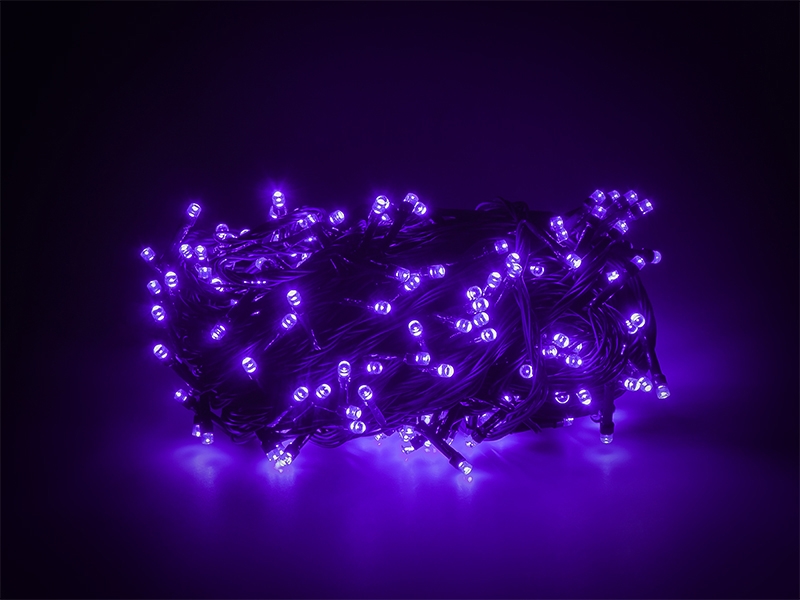 Kerstverlichting Violet 15 Meter 200 LEDs - 8 Standen - ABC-led.nl